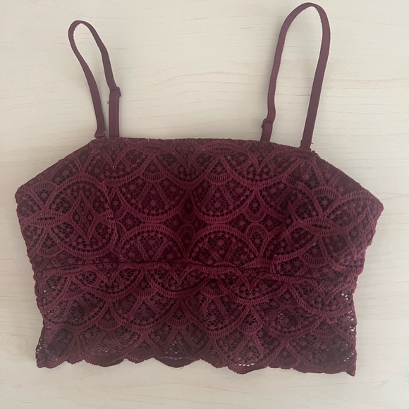 Colsie | Intimates & Sleepwear | Burgundy Colsie Bralette | Poshmark